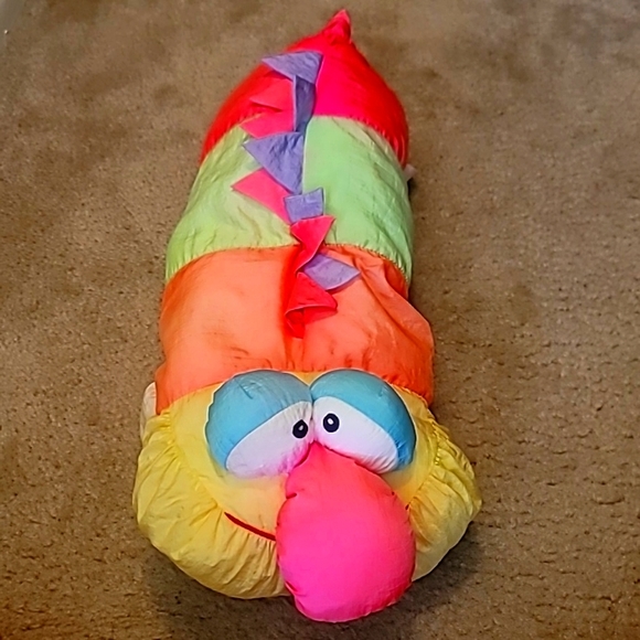 Source Unknown | Toys | Neon Caterpillar Worm Plush | Poshmark